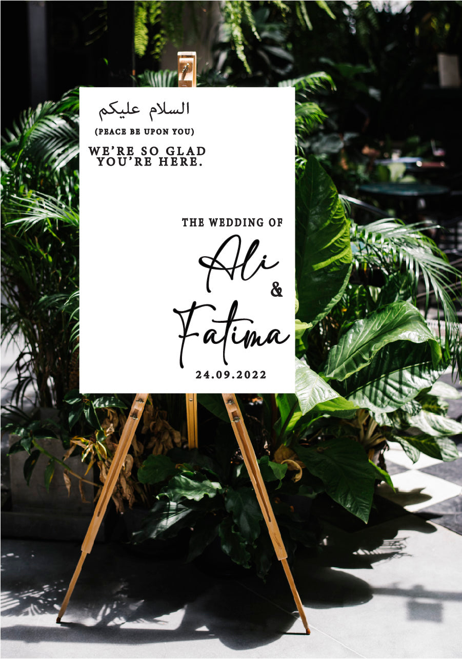 Welcome Sign - Style 1 – WM Gift & Co